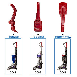 SuperDi Vacuum Cyclone Red Canister Button Release Catch Clips Compatible with Dyson DC41, DC43 DC65