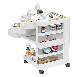 Kubx Pro Mobile Rotating 4-Sided Storage Organizer with Multiple Compartments