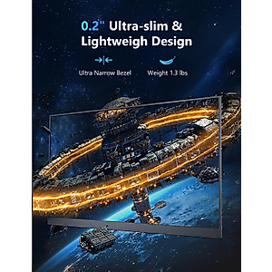 MAGICRAVEN 165Hz Portable Gaming Monitor, 16" 1920x1200 500 Nits Laptop Monitor, Second Computer Display with Speakers, Dual Screen Travel Monitor for PC Phone PS5/4 Xbox Switch