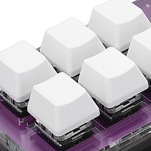 Jopwkuin Mini Gaming Keyboard, Plug and Play One Handed Mechanical Gaming Keyboard with Knob for Games for Office
