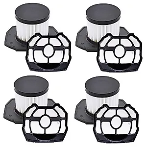 4 Pack Filter Replacement for Ryobi P718 313282002 18 Volt Strut Stick Vacuum Cleaner - Fit for P718K P7181 Part 313282001 A32SV02 Replacement Filter - 4 Pack Filter Assembly with 4 Pack Pre-Screen