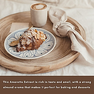 Native Vanilla - Pure Amaretto Flavor - 8 Fl Oz - Pure Flavors and Extracts - Perfect for Cooking, Baking, and Dessert Crafting