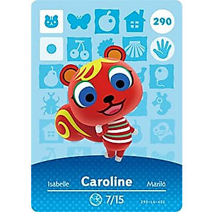 Caroline - Nintendo Animal Crossing Happy Home Designer Amiibo Card - 290