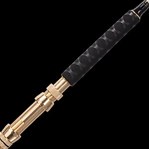 BERRYPRO Bent/Straight Butt Trolling Rod 1-Piece / 2-Piece Saltwater Offshore Fishing Rod Big Game Roller Rod Conventional Boat Fishing Pole (Carbon Butt - Roller Guide - Length 6'-2pc (80-150lbs))