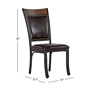 Powell Furniture Franklin Dining Group, Dark Brown