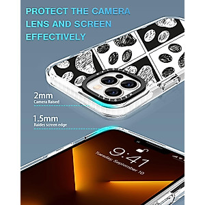 Waldeal Dog Paw Phone Case for iPhone 14 Pro Case, Anti-Scratch Hard Back Built-in TPU Bumper Shockproof Protective Cover for iPhone 14Pro Case