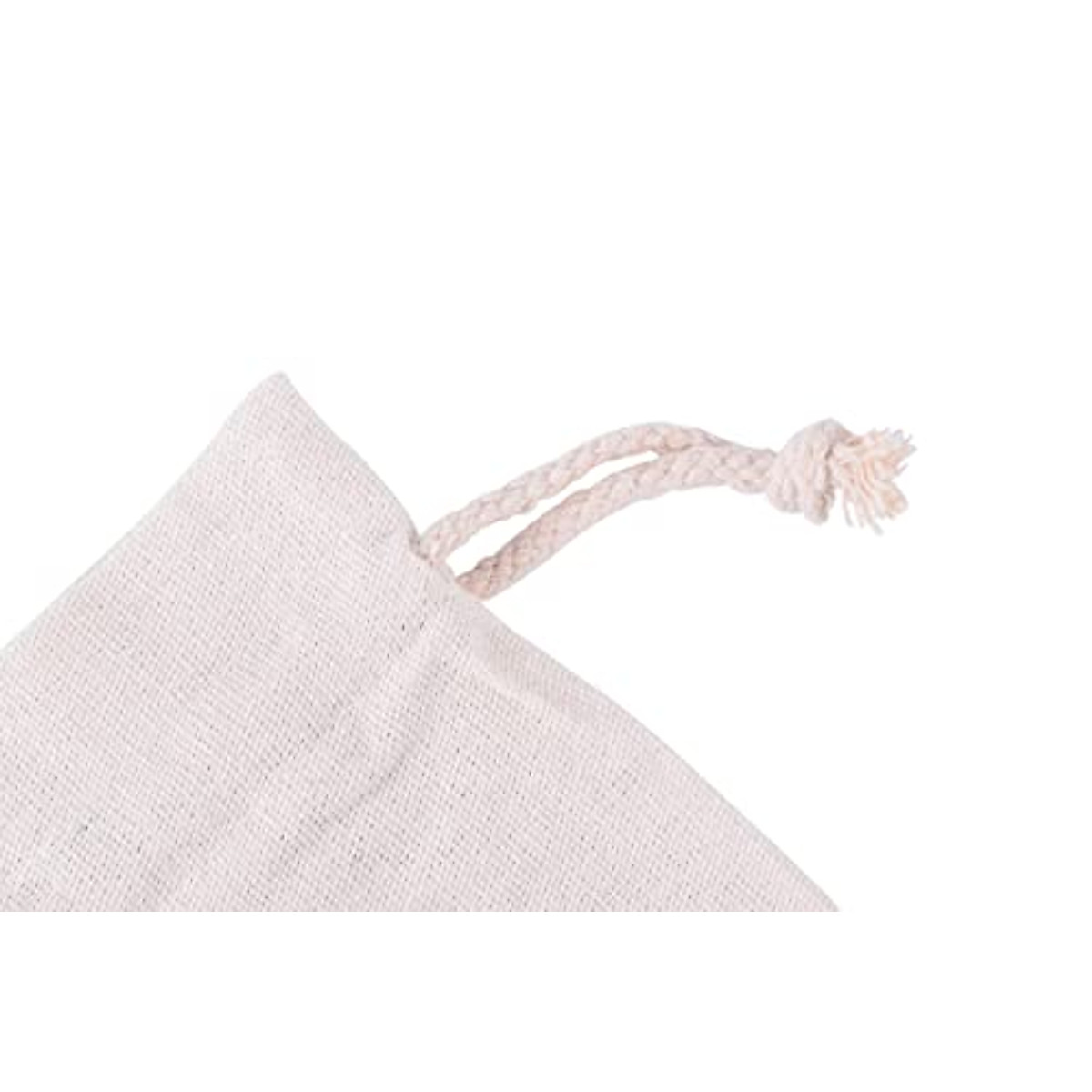 VIAMTO Mixed Sizes Cotton Muslin Drawstring Bags, 10pcs Reusable Cotton Pouches, Sachet Bags, Gift Bags, Jewelry Pouches, Breathable Bags for Home Supplies