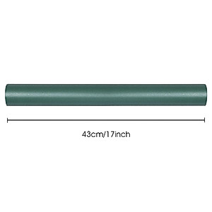 Flyhill Mini Dark Green Wrapping Paper Roll-17inch*32.8ft（46.8sqft- Solid Color with Pearly-Luster Gift Wrap for Christmas,Birthday,Bridal Shower，Holiday,Wedding