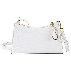 sembook Shoulder Bag For Women Crossbody Purse Clutch Crossbody Small (White)