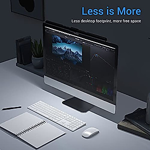 Computer Monitor Light, Screen Light Bar with No Glare for iMac(22~29'') Auto Photosensitive Countless Color Temperatures & Brightness USB LED Desk Lamp for Professional Designer/Software Programmer