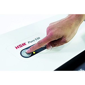 HSM Pure 530 Strip-Cut; shreds up to 30 sheets; 21-Gallon Capacity Continuous Operation Shredder