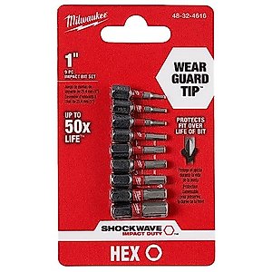 Insert Bit Set, 9 Pcs.