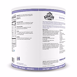 Augason Farms Butter Powder 2 lbs 4 oz No. 10 Can