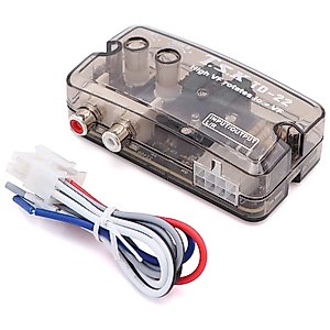 Car Stereo Audio Speak Delay Signal Hi-Low Converter for Auto Amp Subwoofer Amplifier CD Player High to Low Adapter Line Output Converter