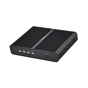 Kingdel® NC860 Powerful Mini Desktop Computer, Fanless Mini PC with Intel i7 10th Gen. CPU(Up to 4.9Ghz), 32GB DDR4 RAM, 512GB SSD, 4K 4096x2304, HD Port, DP, Full Metal Case, Windows 11 Pro