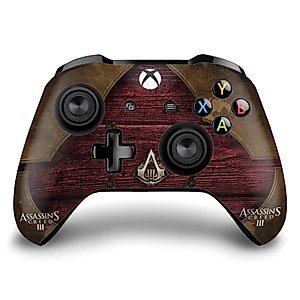 Head Case Designs Officially Licensed Assassin's Creed Freedom Edition III Graphics Matte Vinyl Sticker Gaming Skin Decal Cover Compatible With Xbox One S/X Controller