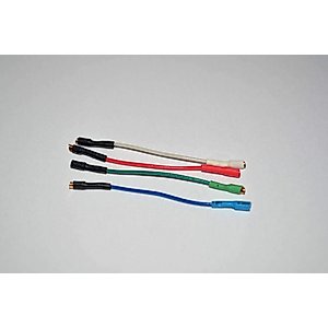 Cartridge Wires, Leads, Gold tabs for Technics SL3200, SL3300, SL3350, SL5100