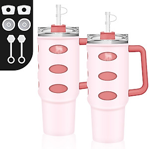 Silicone Boot for Stanley H2.0 30 oz Quencher,with Silicone Spill Proof Stopper Set Stanley Upgraded All Inclusive Silicone Boot Protects Against Dents Leakproof Stanley Cup Accessories-2pcs