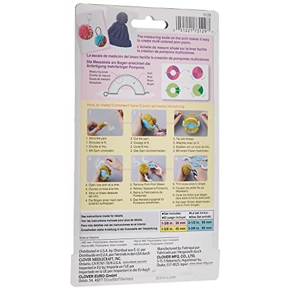 Clover Set Pom Maker, Multiple 4 Count