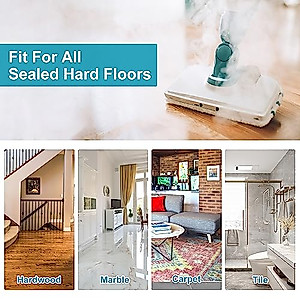 8 Pack Steam Mop Pads Replacement Compatible with Black+Decker Steam Mop SM1600, SM1610, SM1620, HSM13E1, HSMC1300FX, HSMC1321, HSMC1361SG SMP20 Black and Decker Steam Mop Pads for Floor Cleaning