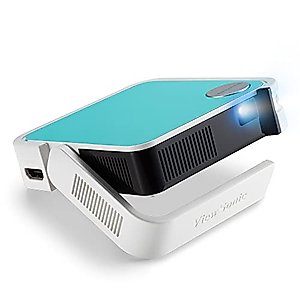 ViewSonic M1 Mini Ultra Portable LED Projector with Auto Keystone, JBL Speaker, HDMI, USB, Stream Netflix with Dongle (M1MINI)