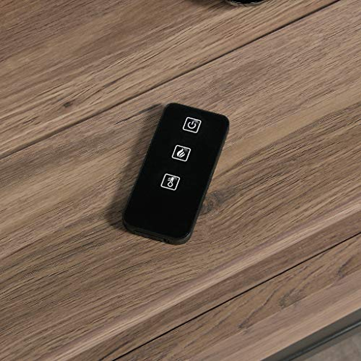 Sauder Barrister Lane Media Fireplace, for TVs up to 60", Salt Oak finish