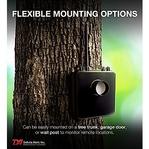 Dakota Alert MURS Alert Transmitter (MAT) - Battery Operated Passive Infrared Motion Sensor - Multi Use Radio Service With Telescopic Antenna