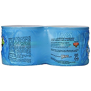 9Lives Hearty Cuts With Real Chicken & Fish In Gravy Wet Cat Food, 5.5 Ounce Cans (Pack of 24)