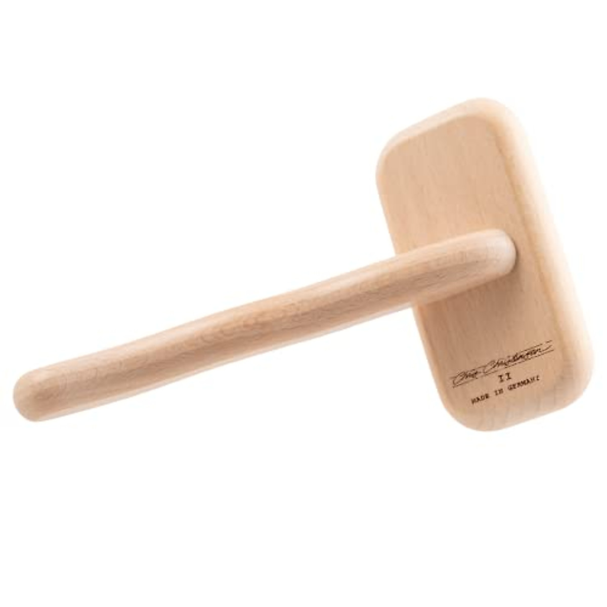 Chris Christensen Mark II Slicker Brush, Groom Like a Professinal, Stainless Steel Pins, Lightweight Beech Wood Body, Ground and Polished Tips, Small