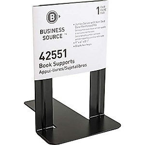 Business Source Bookends Desktop Book Stand, 2/PR (42551)