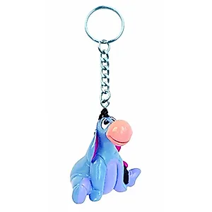 Disney Eeyore PVC Figural Key Ring,Blue