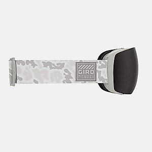 Giro Contact Ski Goggles - Snowboard Goggles for Men & Women - Whiteout Strap with Vivid Smoke/Vivid Infrared Lenses