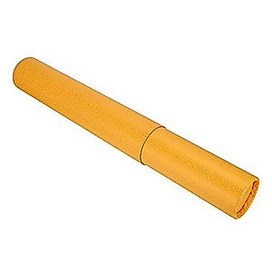 EXCEART Documents Storage Tubes Document Poster Tube Paper Storage Tube for Blueprints Prints Posters Targets Artworks and Drawings Yellow Drafting Tube