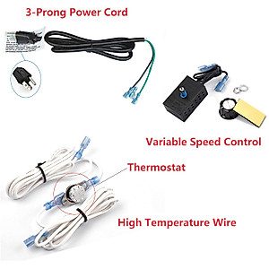 BLOT BLOTMC Fireplace Blower Kit for Monessen Hearth, Martin Fireplaces, Monessen Fireplace Blower Martin Fireplace Blower Replacement, Blower Kit for Majestic Martin 400DVB Direct Vent Series