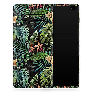 DesignSkinz Tropical Forest v1 Protective Vinyl Decal Wrap Skin Cover Compatible with The Samsung Galaxy S20 (Screen Trim & Back Glass Skin)