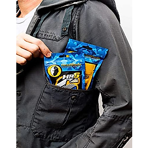 HeadBlade HB6 Refill Blades - 6 Stainless Steel Blades for No Tugging or Pulling, Shave Less, Works for Face, Body, and Scalp