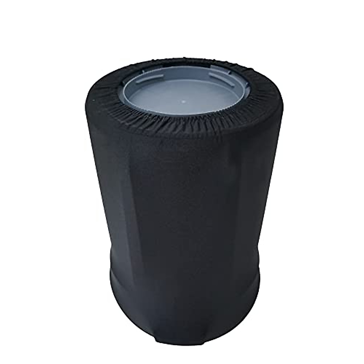 SPANDEX & TABLE LINENS Spandex Stretch Trash CAN Cover 55 Gallon Round with Open Bottom for Dolly