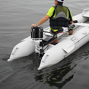 48V 1000W Electric Outboard Motor Brushless Trolling Motor Fishing Boat Engine Aluminum Alloy Trolling Motor Boat Engine 4800rpm Multi-gear Cruise For Fishery Aquaculture Outdoor Exploration