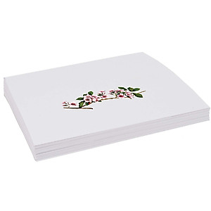 Pink Cherry Blossoms Place Cards, Set of 60, Pre-cut and Scored - Wedding, Party, Dinner, and Special Events - Made in the USA