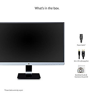 ViewSonic VX2478-SMHD 24 Inch 1440p IPS Widescreen LED Monitor with HDMI and DisplayPort