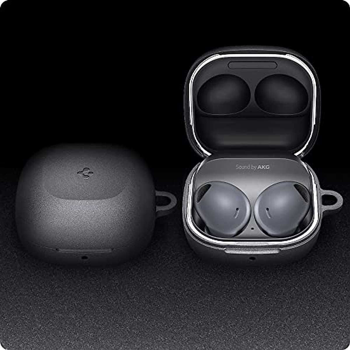 Spigen Geo Fit Designed for Galaxy Buds 2 Case (2021) / Galaxy Buds Pro Case (2021) / Galaxy Buds Live Case (2020) - Grahite Gray