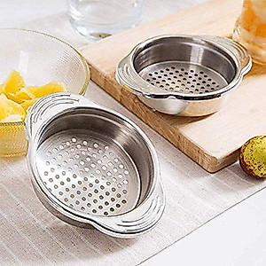 DLD Tuna Strainer Press, Tuna Can Strainer Food-Grade Stainless Steel Canning Colander for Regular-Size and Wide-Necked Tunas