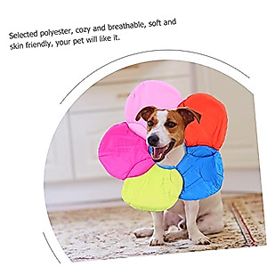 FONDOTIN Pet Collar Pet Wound Healing Cone Pet Collar Surgery Elizabethan Cat Cone Cat Collar Adjustable Pet Collar -Lick Collar Lick Pet Cone Colorful