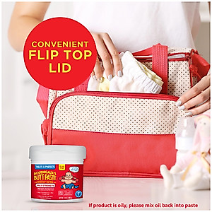 Boudreaux's Butt Paste Maximum Strength Diaper Rash Cream, Ointment for Baby, 14 oz Flip-Top Jar