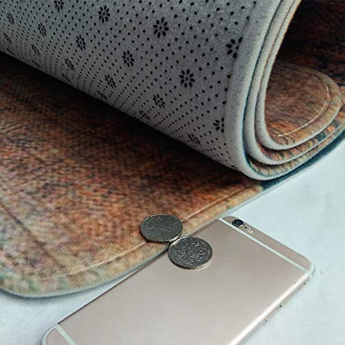 JYAcloth 3D Printed Carpet Non Slip Area Rug,3D Optical Illusion Rugs Soft Flannel Floor Carpet Living Room Bedroom Throw Runner Rugs Low Profile Door Mats