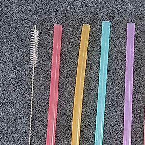 Straws, Silicone Straws Reusable 6pcs Silicone Portable for Home Cofee Shope for Travel Camping