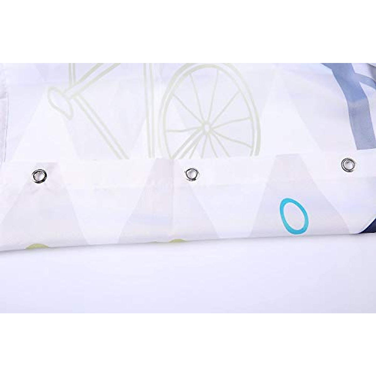 Staroden Shower Curtain with Hooks Backdrop Tree Beautiful Cold Foggy Winter Mountains Fog Morning Clouds Nature Parks View Outdoor Waterproof Decorative Bathroom Cloth Fabric Set 72" x 78"