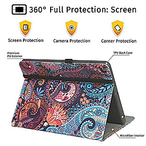 HAPPIERE Case for iPad 9th 8th 7th Generation with Pencil Holder, Compatible with iPad 10.2 inch 2021/2020/2019, Premium PU Leather iPad Cover, Auto Wake/Sleep, Shockproof Protective Folio Cover