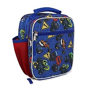 Nickelodeon Blaze and the Monster Machines Boys Girls Soft Insulated School Lunch Box (One Size, Blue)