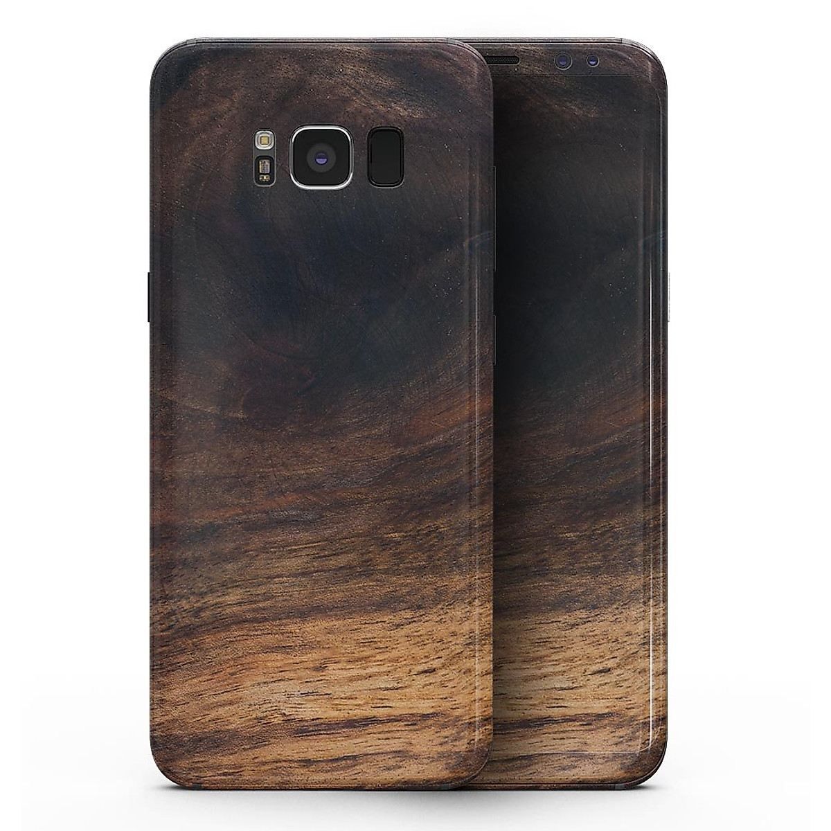 Design Skinz Design Skinz Knotted Rich Wood Plank Full-Body Wrap Decal Skin-Kit for The Galaxy S9